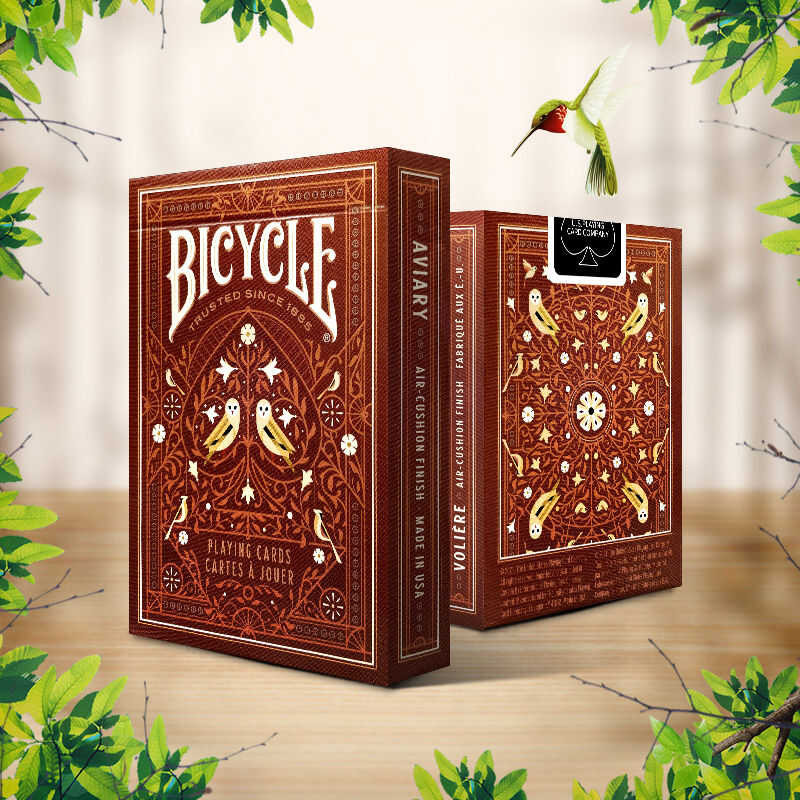Red Bicycle Aviary Playing Cards Deck Poker Size Card Games Magic ...