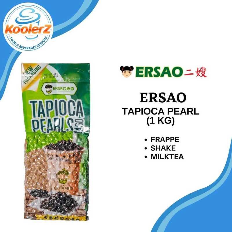 Ersao Tapioca Black Pearl Regular For Milktea, Milk Tea, Shakes And ...