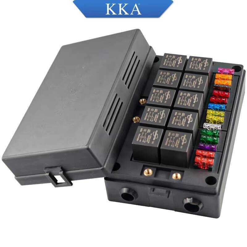 Kka-Fb-10R15f Car Relay Fuse Box For Automotive Electrical Systems, DIY ...