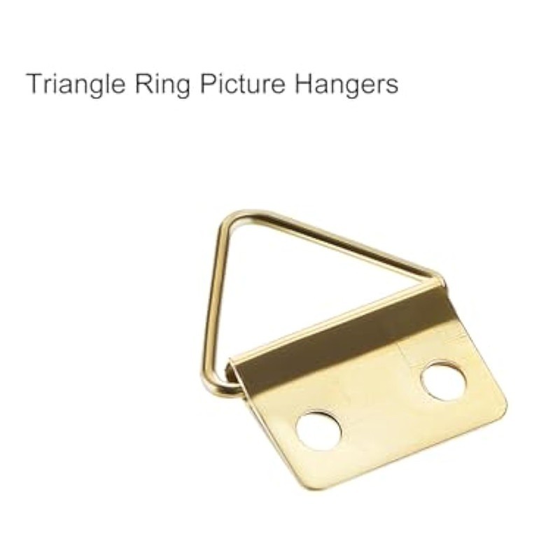 20pcs Picture Hanger Big Triangle Double Hole Hanging Frame Useful Art ...