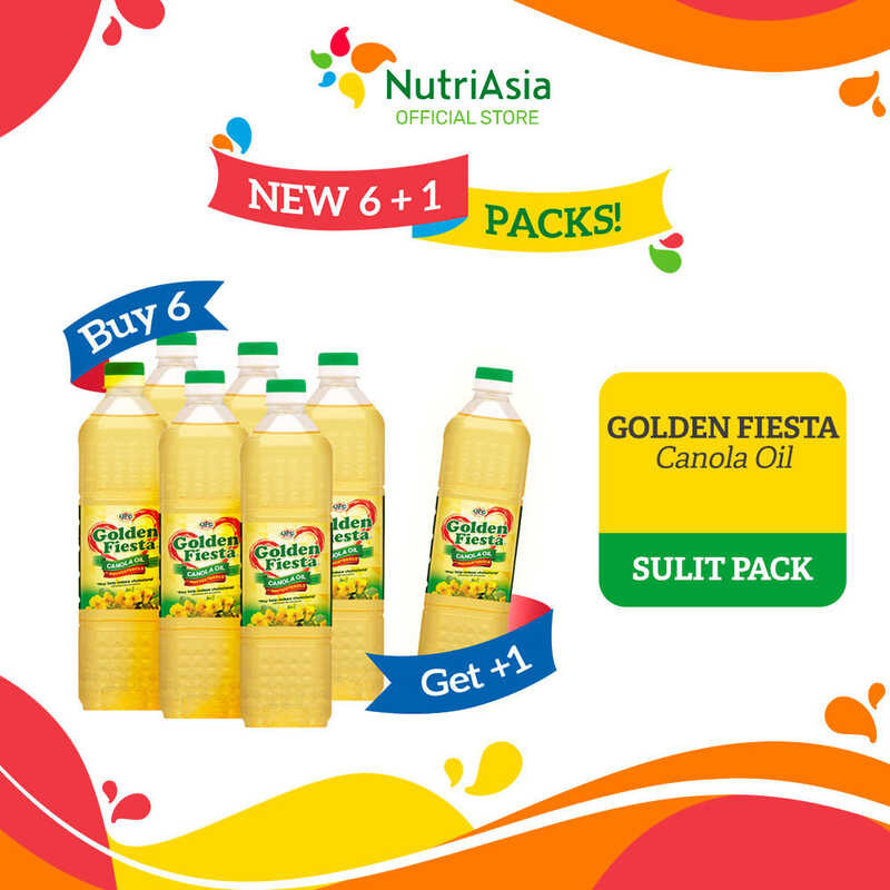 UFC Golden Fiesta Canola Oil 1 L 6+1 Sulit Pack | Shopee Philippines