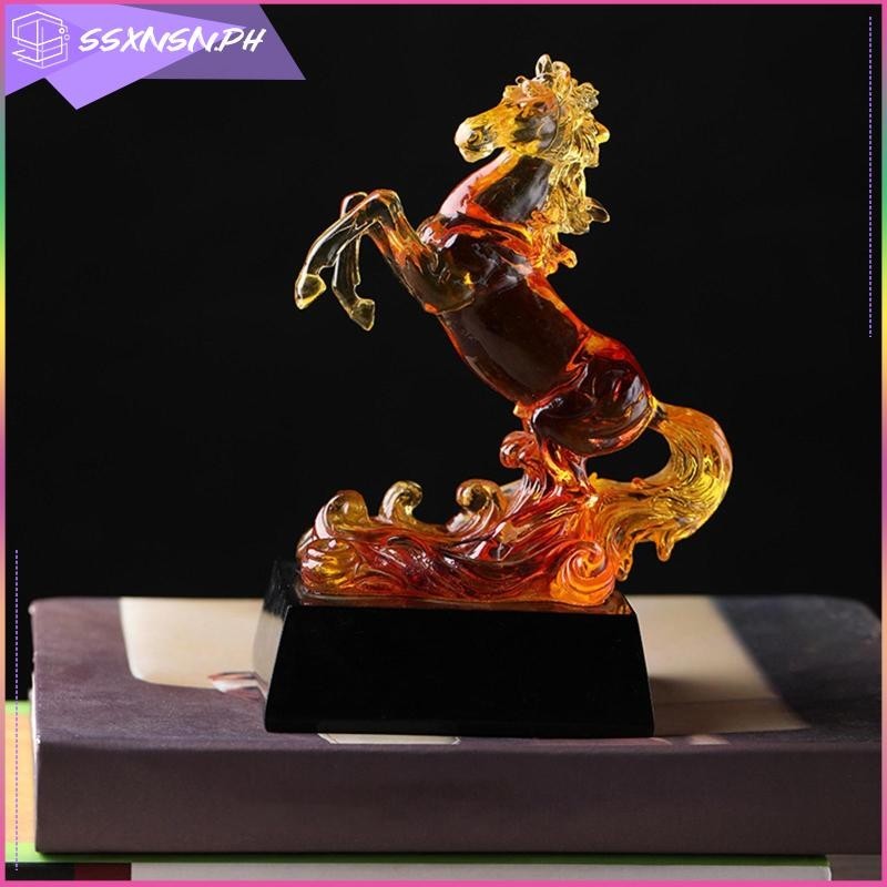 [ssxnsn] Horse Statue Figurine Art Crafts Fengshui Good Lucky ...