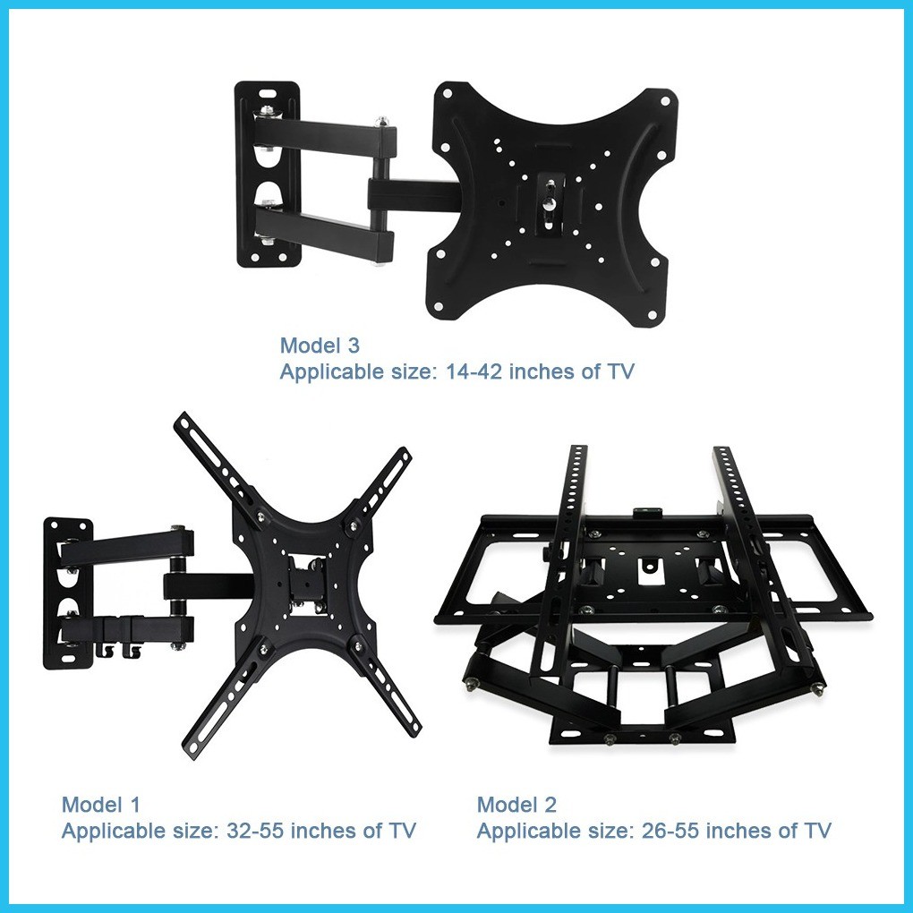 ☪ AdoreMall TV Rack Retractable TV Wall Mount Bracket Wall Stand ...