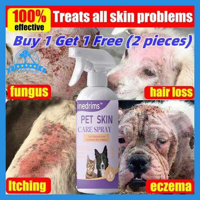 LJQ Pet Skin Spray 60Ml Galis Ng Aso Gamot Antifungal Dog And Cat Itchy ...