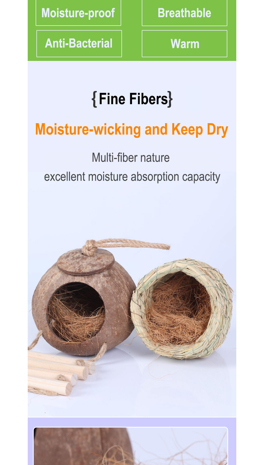 Bird Shop PH Bird Nesting Material Nest box Bedding Cocofiber | Hay ...
