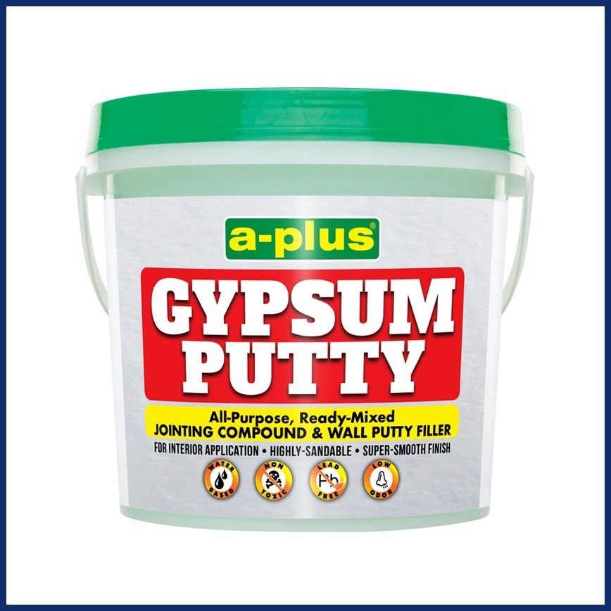 A-PLUS Gypsum Putty Water Based 1L | Shopee Philippines