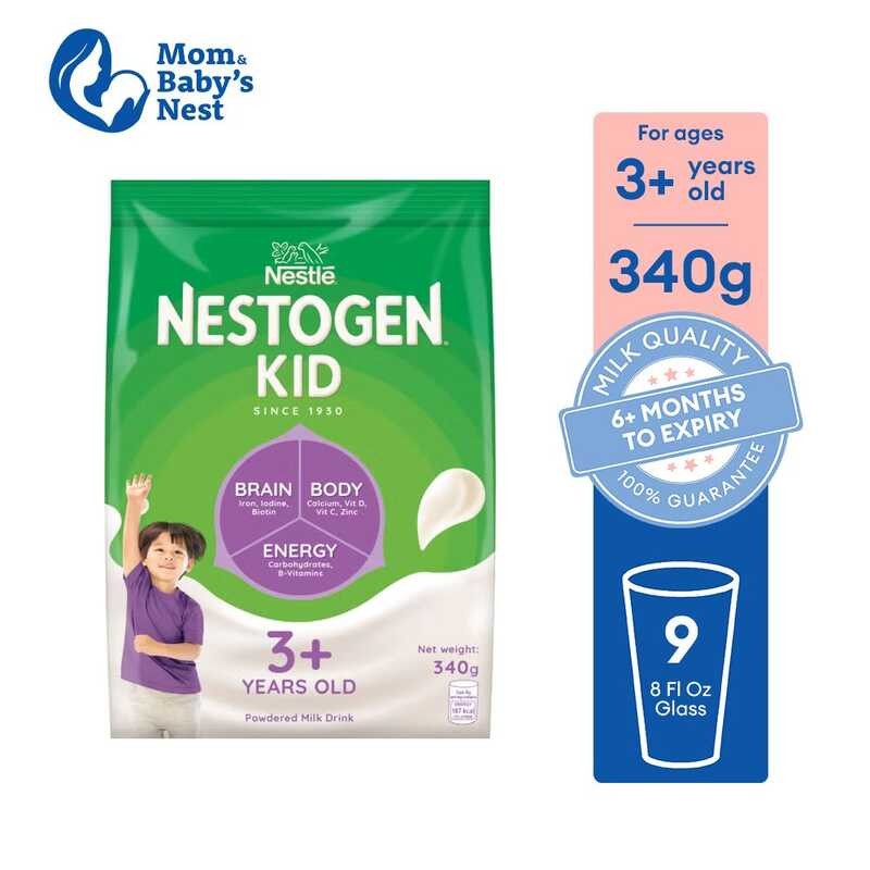 NESTOGEN KID 3+ Powdered Milk For Children Above 3 Years Old 340G ...