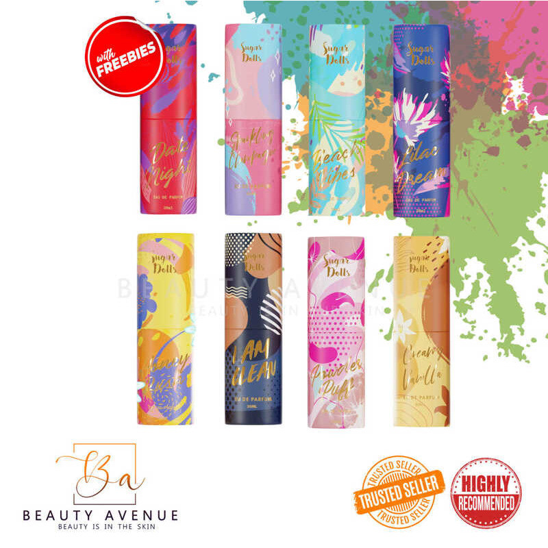 [Variation] Sugar Dolls Perfume Fragrances Creamy Vanilla, Powder Puff ...