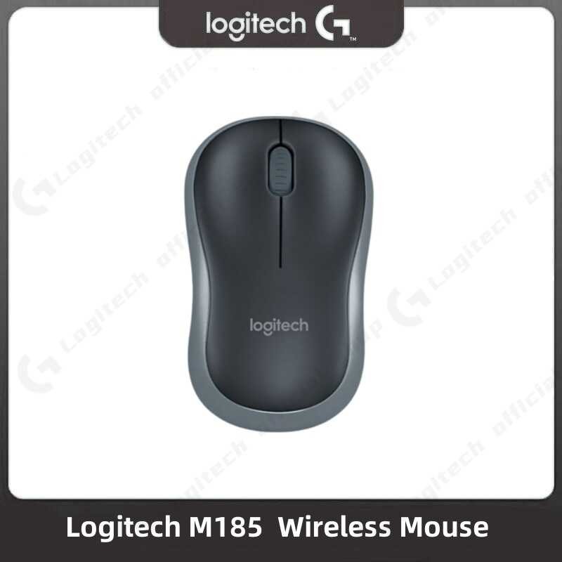 Logitech M185 Mouse Wireless Compact Untuk Windows With USB Mini ...