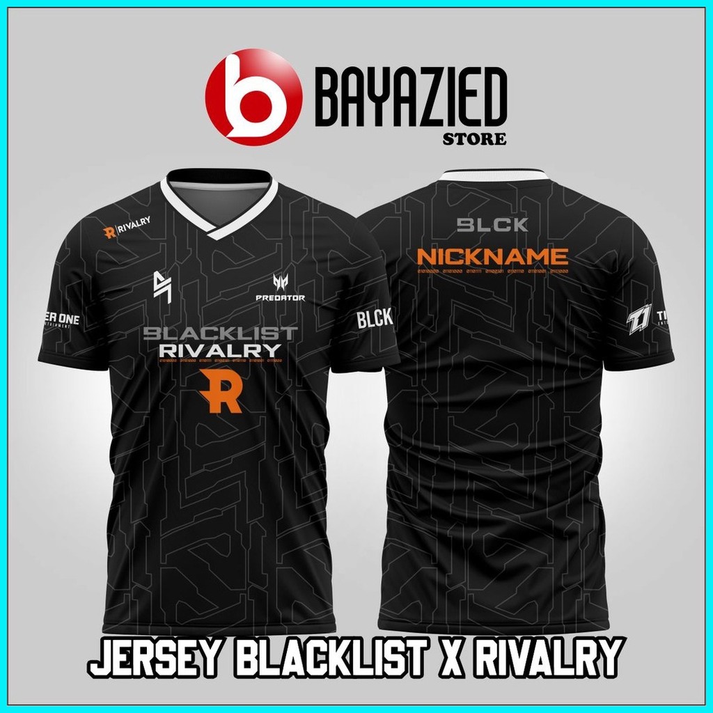 Blacklist X RIVALRY JERSEY GAME DOTA 2 Blacklist International Jersey ...