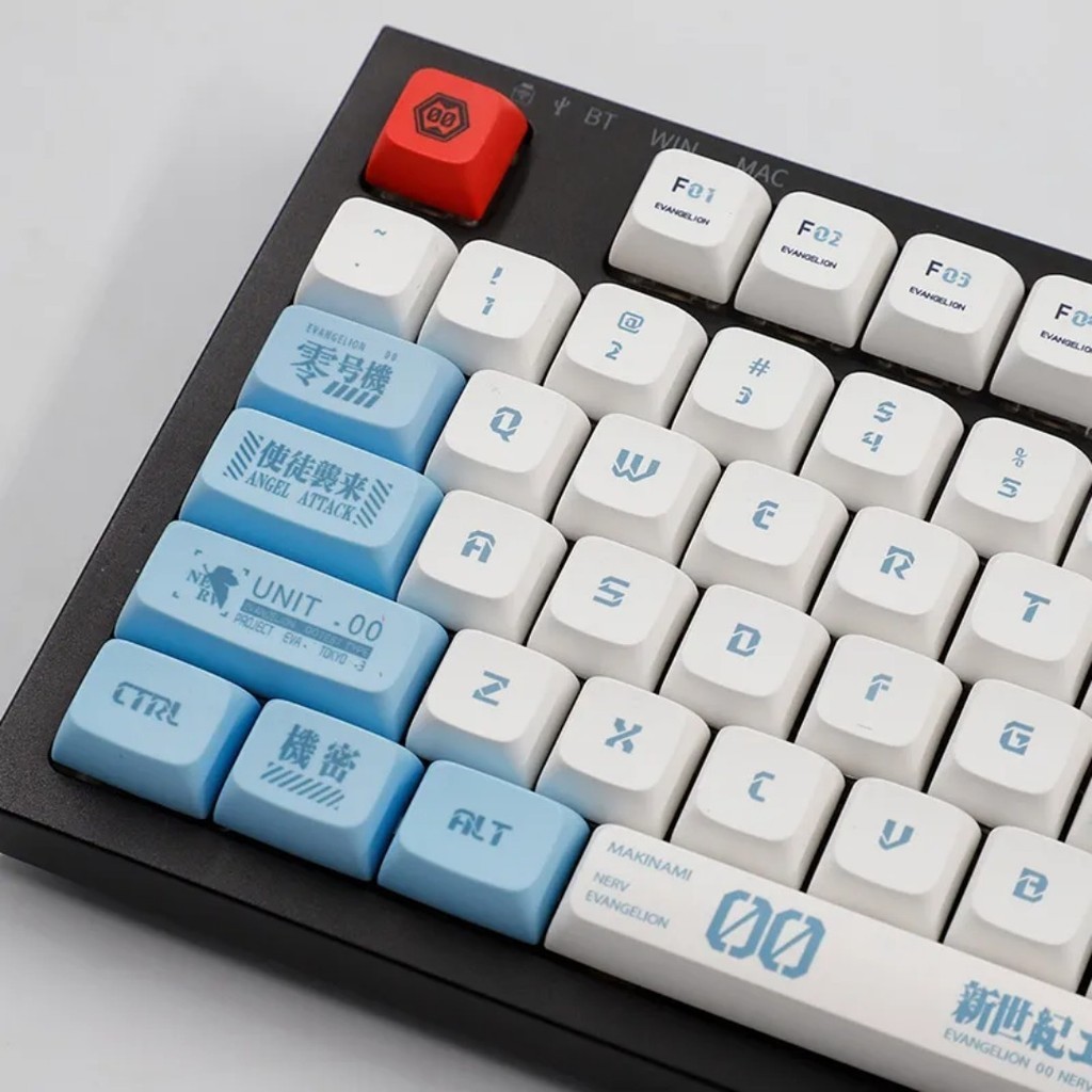 EVA-01 Keycap 新世紀エヴァンゲリオン EVA-02 XDA Profile PBT Five-sided Dye ...