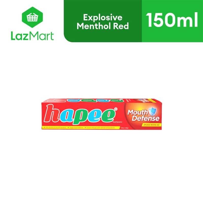 COD 2024 Hapee Toothpaste Explosive Menthol Red 150ml | Shopee Philippines