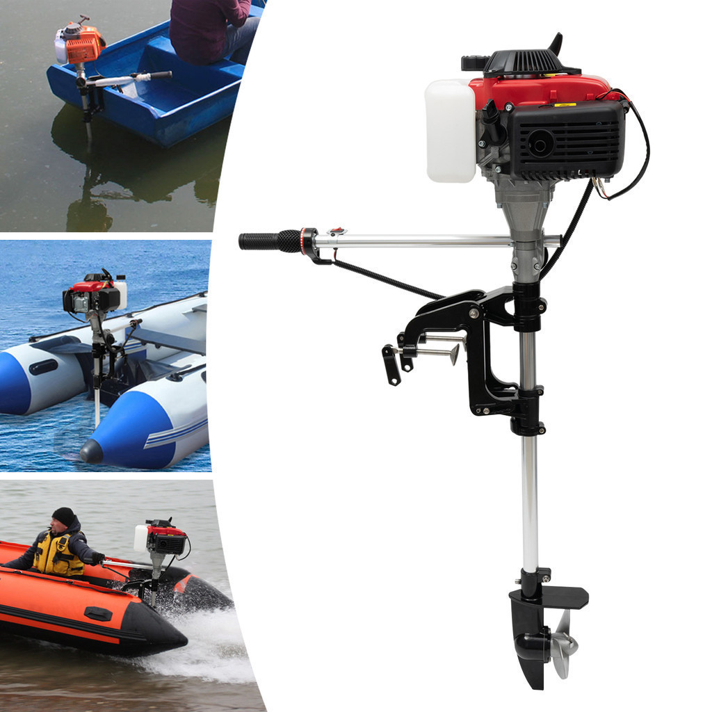 1.6KW 4 Stroke Outboard Motor High Power Inflatable Boat Engine ...