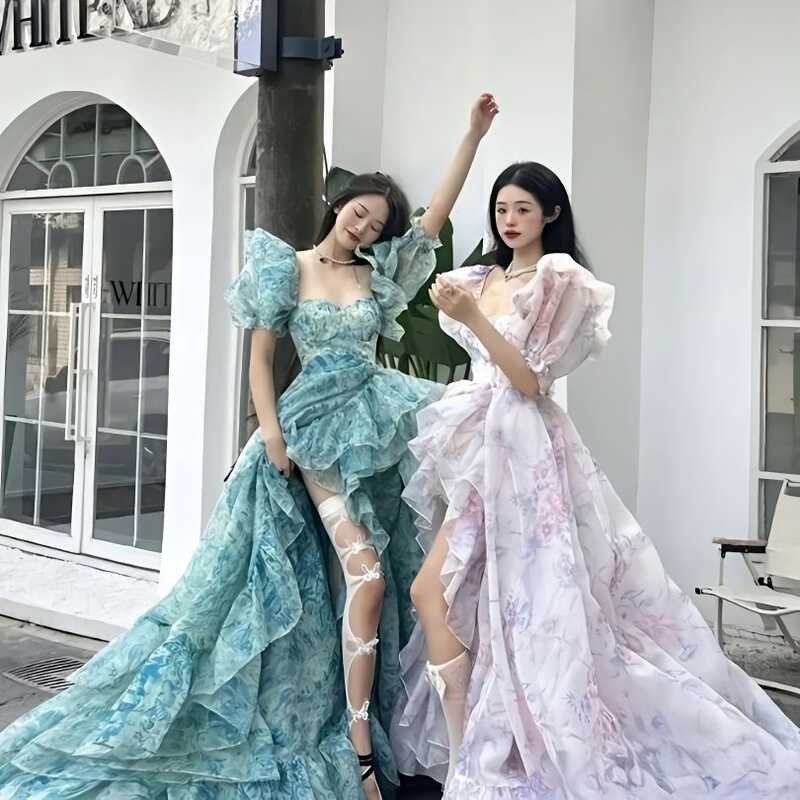 2023 Bidyo80dgh5eh Tag-Init Bagong Pranses Maliit Kulay Bulaklak Print ...