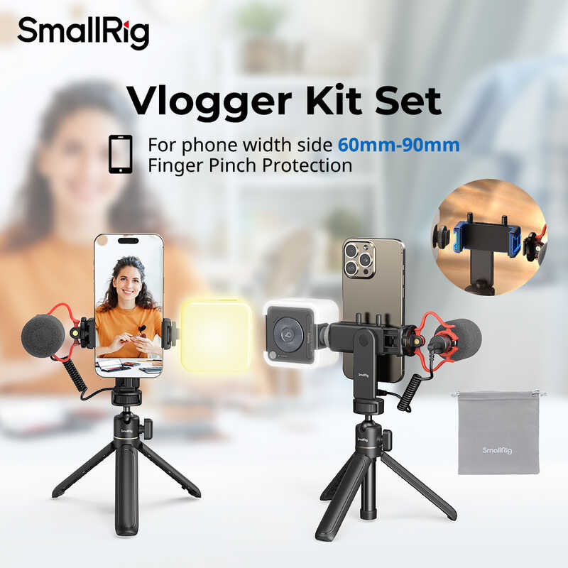 Tripod Smallrig Vlogger Kit Set Tripad Stand With Tofu Video Light ...