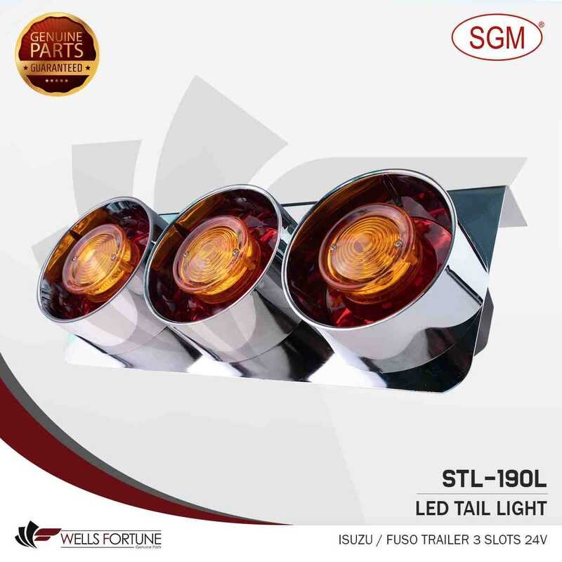 LED Tail SGM Light Stl190l Para Sa Isuzu / Fuso Trailer 24V & 3 Slots ...