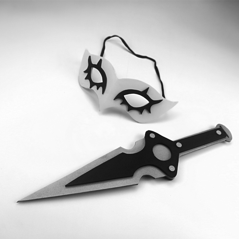 Persona 5 Joker Akira Kurusu Mask Cosplay Eva Mask Halloween Party Role ...