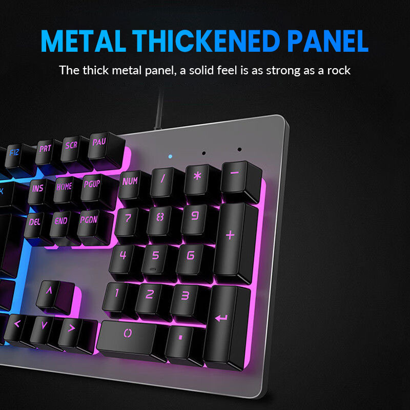 Centrix K-33 Gaming Mechanical Feel Keyboard 104 keys With LED Back ...