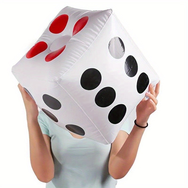 1pcs Giant Inflatable Dice, Fun Giant Large Inflatable Dice for Indoor ...