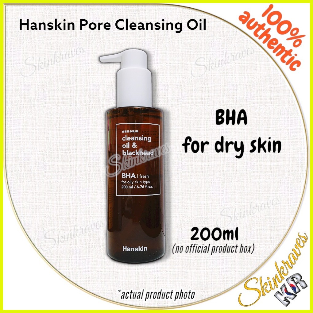 [ HANSKIN ] Cleansing Oil & Blackhead (AHA / BHA / PHA) | Shopee ...