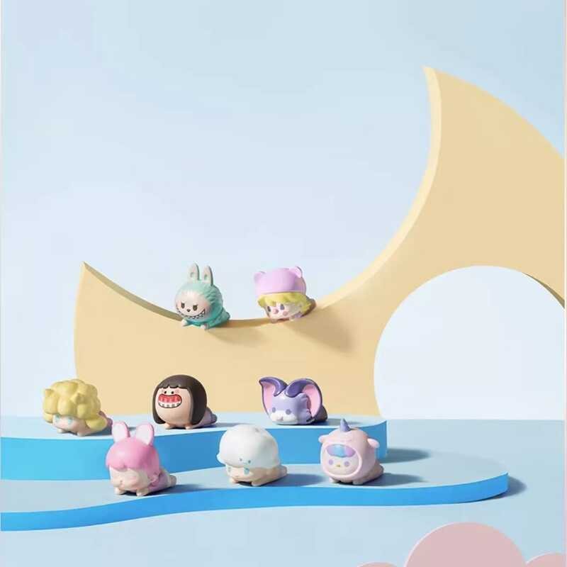 MART Action Toys Dimoo Molly Labubu Pucky Zimomo YOKI Gummy Crybaby ...