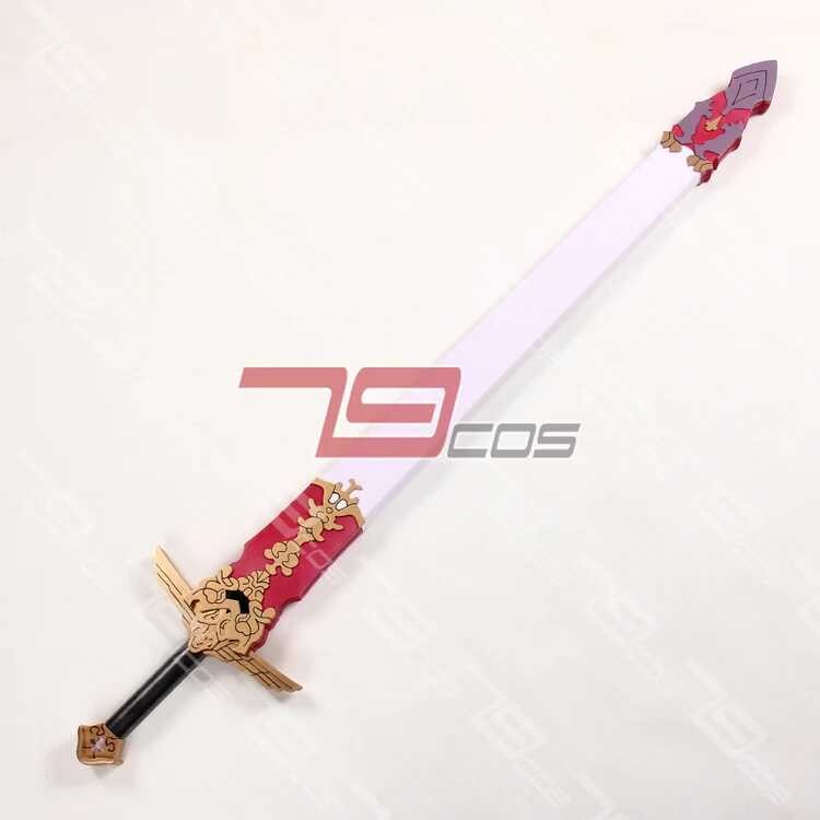 Fate Game Anime Apocrypha Astolfo Red Replica Sword PVC Carnival Fancy ...
