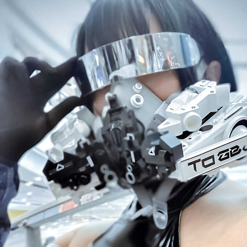 design Punk Original bar Mask Technological functional style Popularity ...