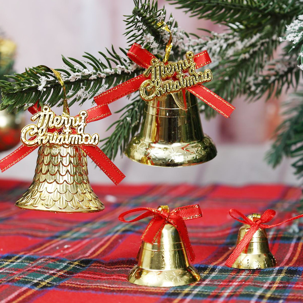 Christmas Bells Xmas Tree Hanging Ornaments - Household Decorative Bell ...