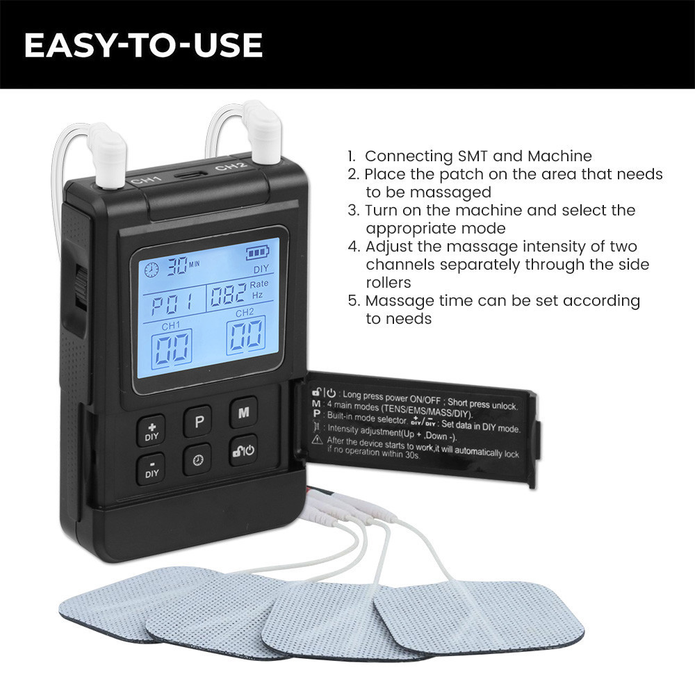 SALORIE TENS Home Use Unit Electric Physical Therapy Device Tens ...