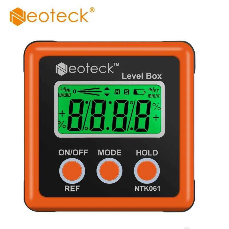 42 Neoteck 1 Digital Bevel Box Angle Gauge 360 Degrees Magnets Base ...
