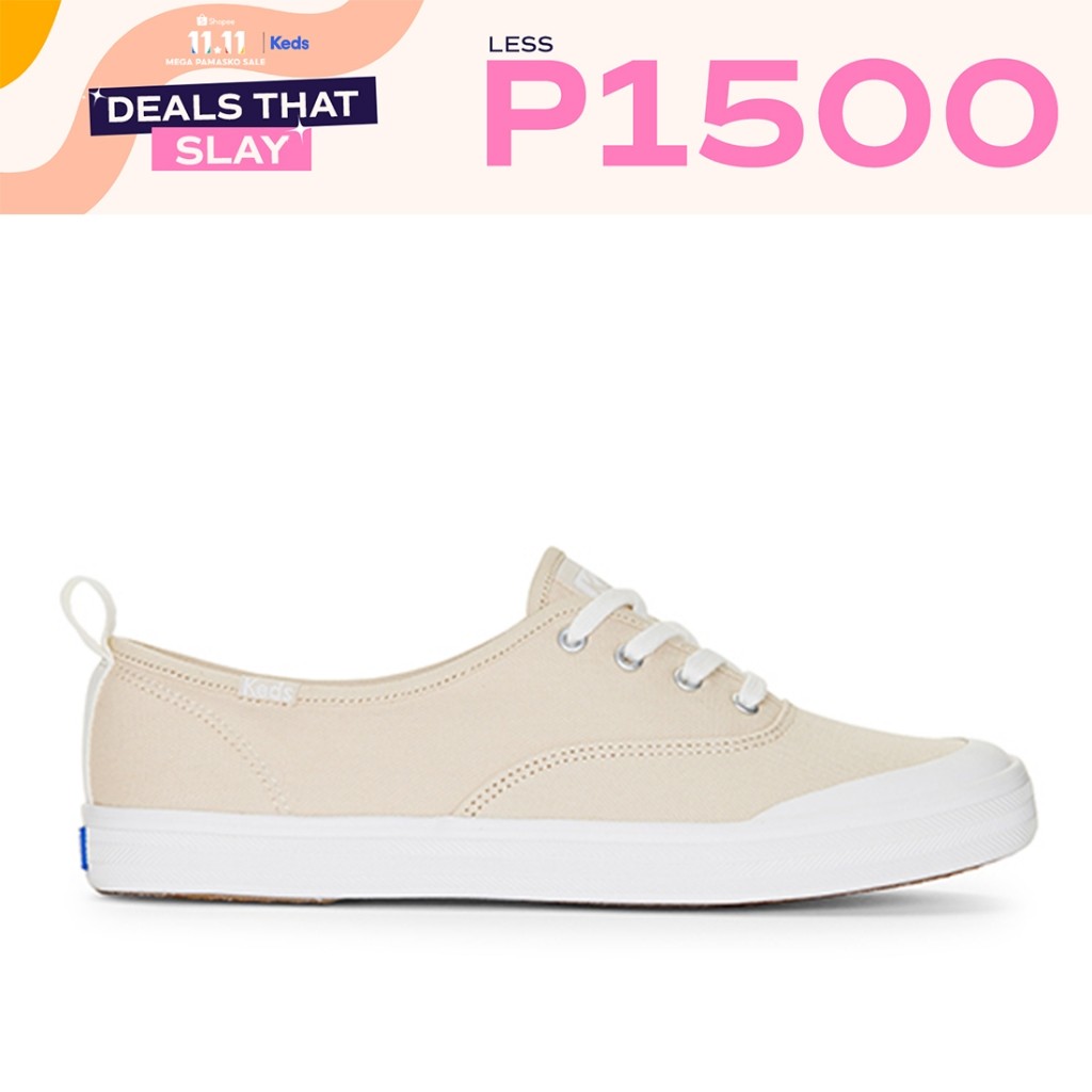 Women's Champion Toe Cap Canvas Sneaker Oatmeal (WF67600) | Shopee ...