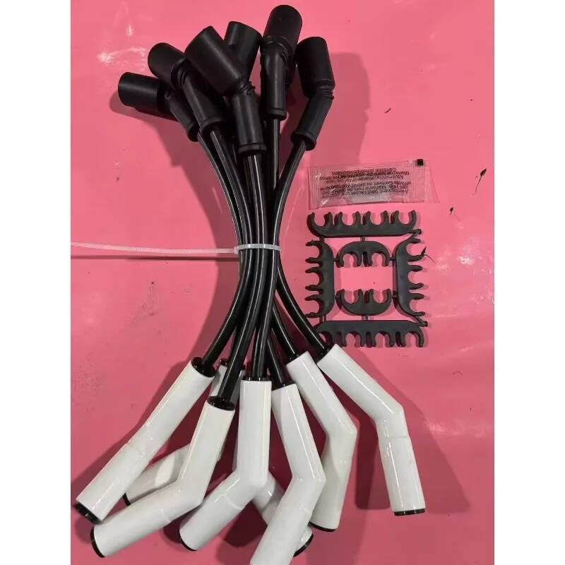 Auto 8PCS Parts LS LS1 Ceramic Boots Spark Plug Line Set for LS3/LS4 ...