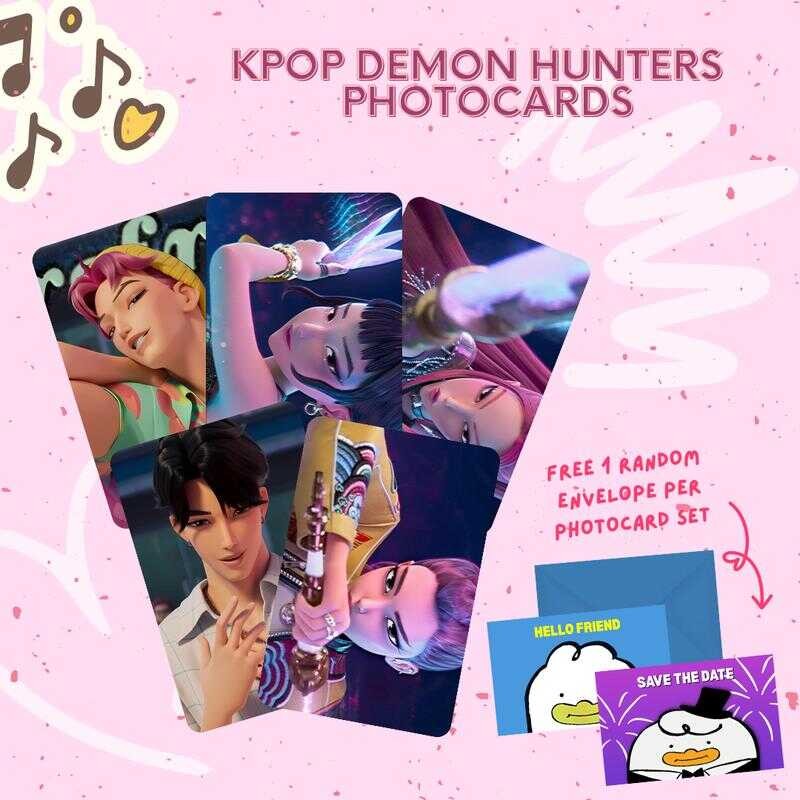 KPOP DEMON HUNTERS HUNTRIX SAJA BOYS PHOTOCARD AND ACRYLIC KEYCHAINS | Shopee Philippines