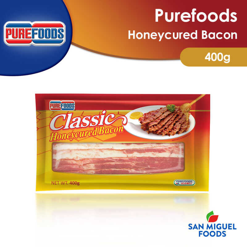 Purefoods Honeycured Bacon 400G | Shopee Philippines