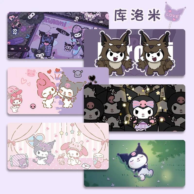 Kuromi & My Melody Mouse Pad - XXL Cute Anime Desk Mat with Creative ...