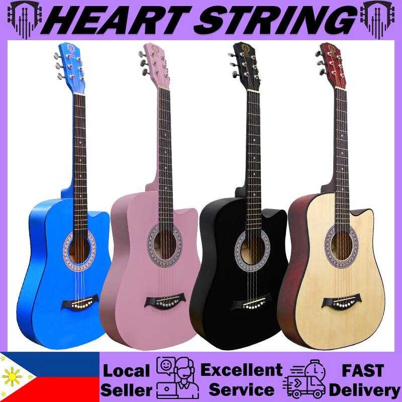 Heartstring 38 Inches Budget Acoustic Low Action High Quality Cebu ...