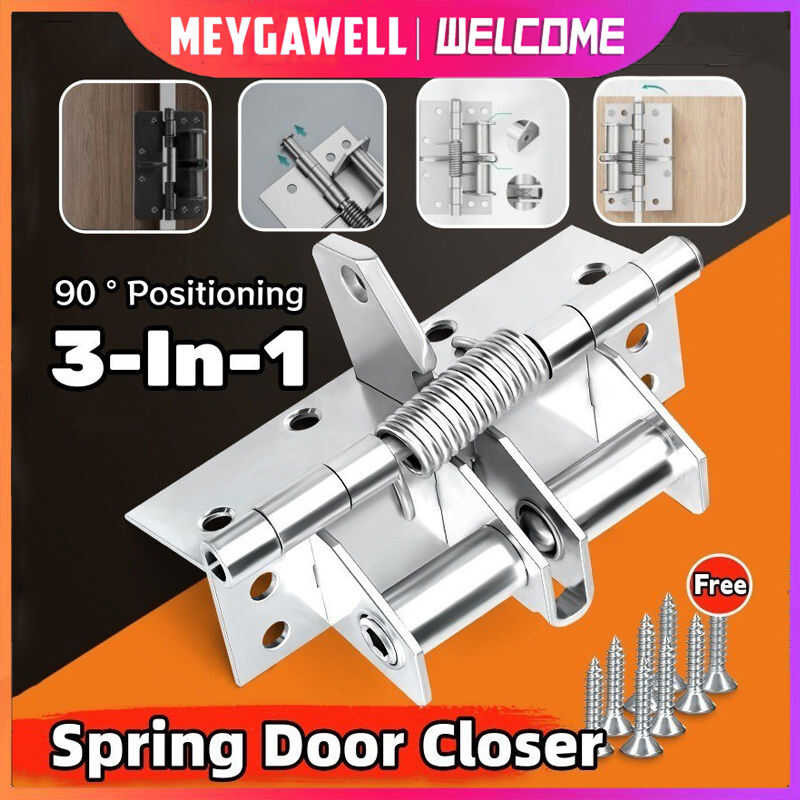 CHSH Automatic Hinges ( 4X2 ) Multifunctional Closing Stainless Steel ...