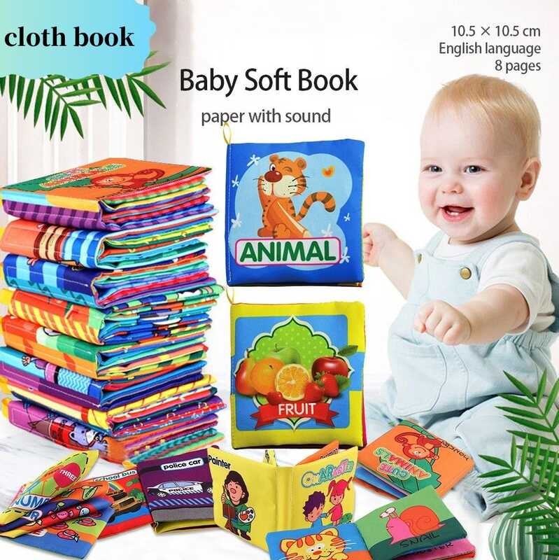 Wivo Cloth Book Early Educational Improve Baby Intelligence Bedtime ...