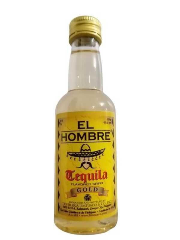 EL HOMBRE TEQUILA GOLD Mini 50Ml 8E5 | Shopee Philippines