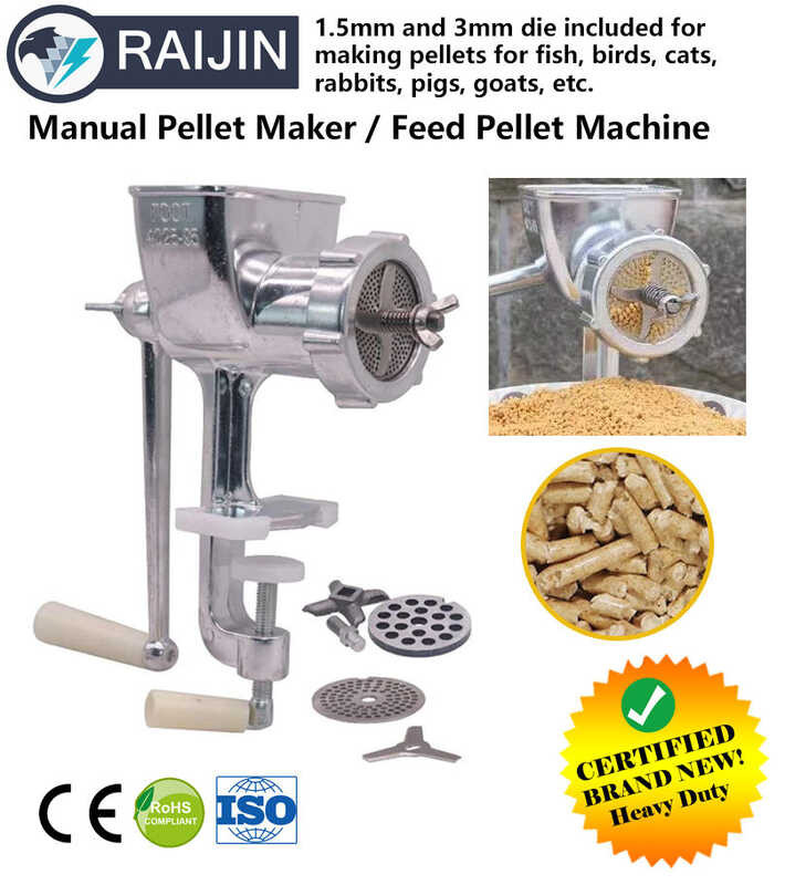 Manual Feed Pellet Maker Pellet Machine Heavy Duty Stainless Steel ...