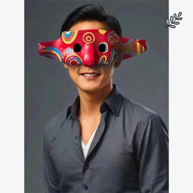 Daniel Wu Mask New Police Story Lake Resin Halloween Costume Half Face ...