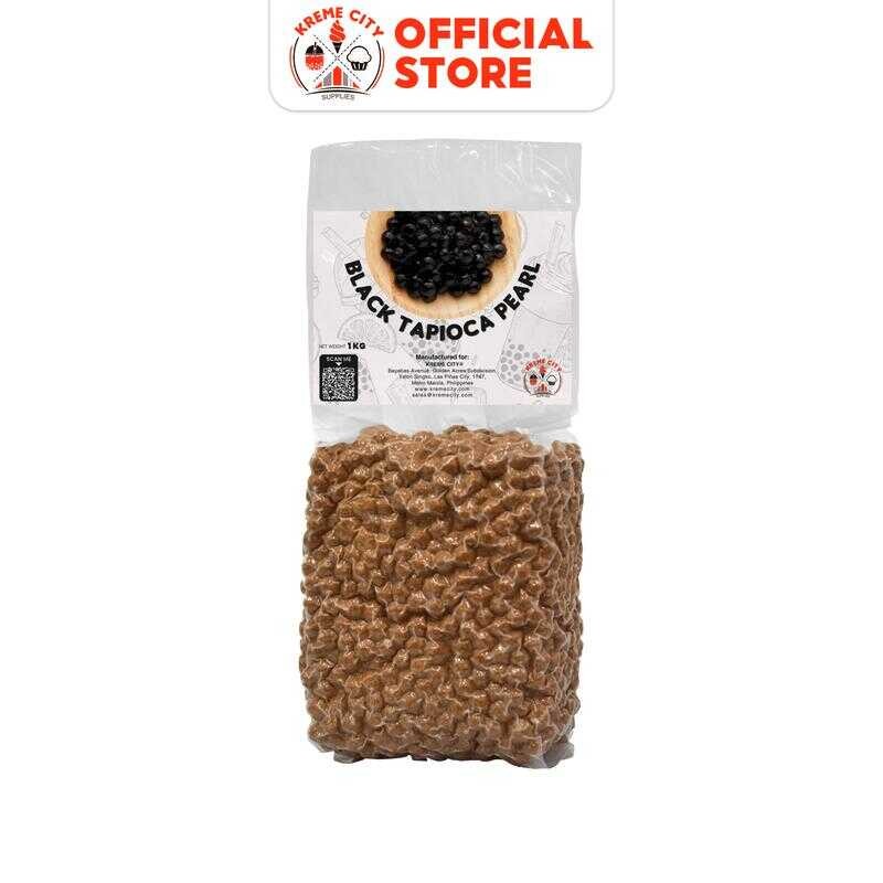6月-x156 Kreme City Black Tapioca Pearl 1kg | Shopee Philippines