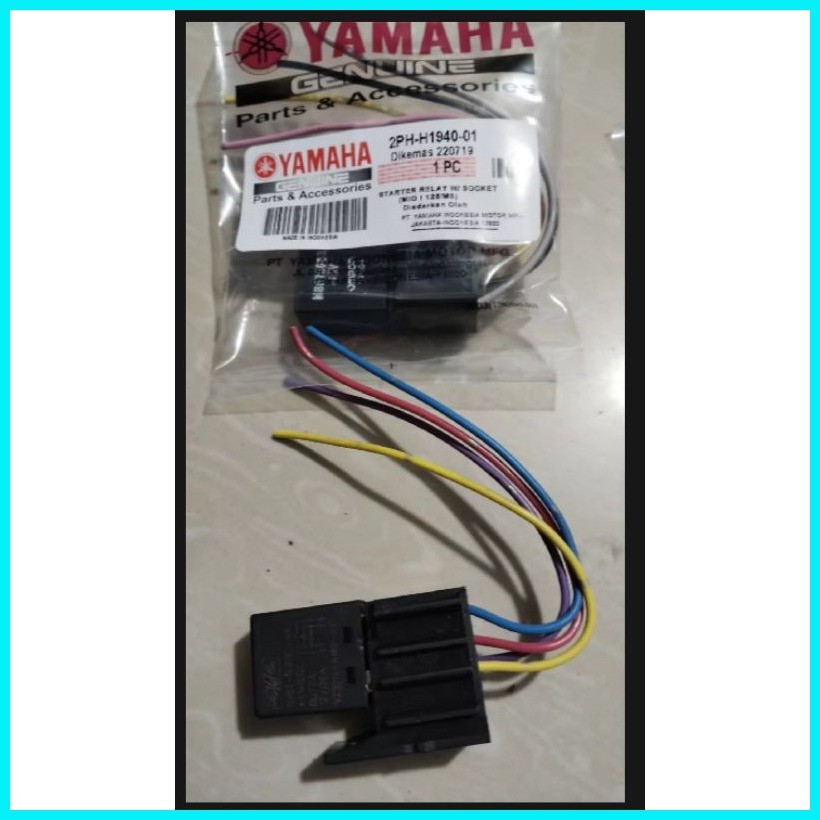 Yamaha mio i 125 starter relay w/ socket | Shopee Philippines