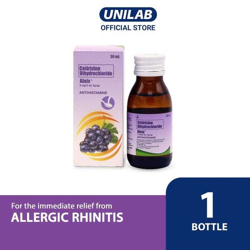 CETIRIZINE ALNIX SYRUP 30Ml (For The Immediate And Long Lasting Relief ...