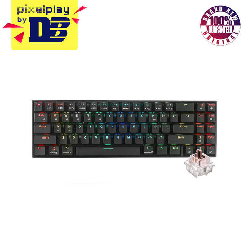 ROYAL KLUDGE Rk71 Tri-Mode RGB 71 Keys Hot Swappable Mechanical ...