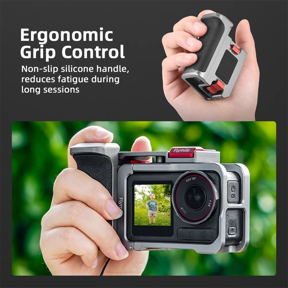 Street Photography Camera Grip Kit for DJI ACTION 5/4/3/PRO Action ...