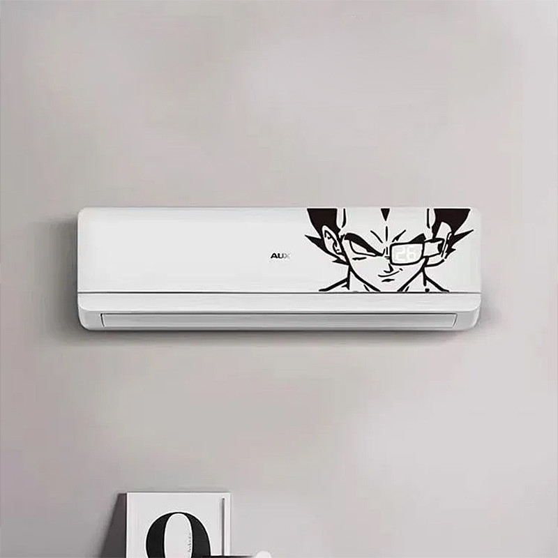 Cartoon Air Conditioner Sticker Simple Waterproof Air Conditioner ...