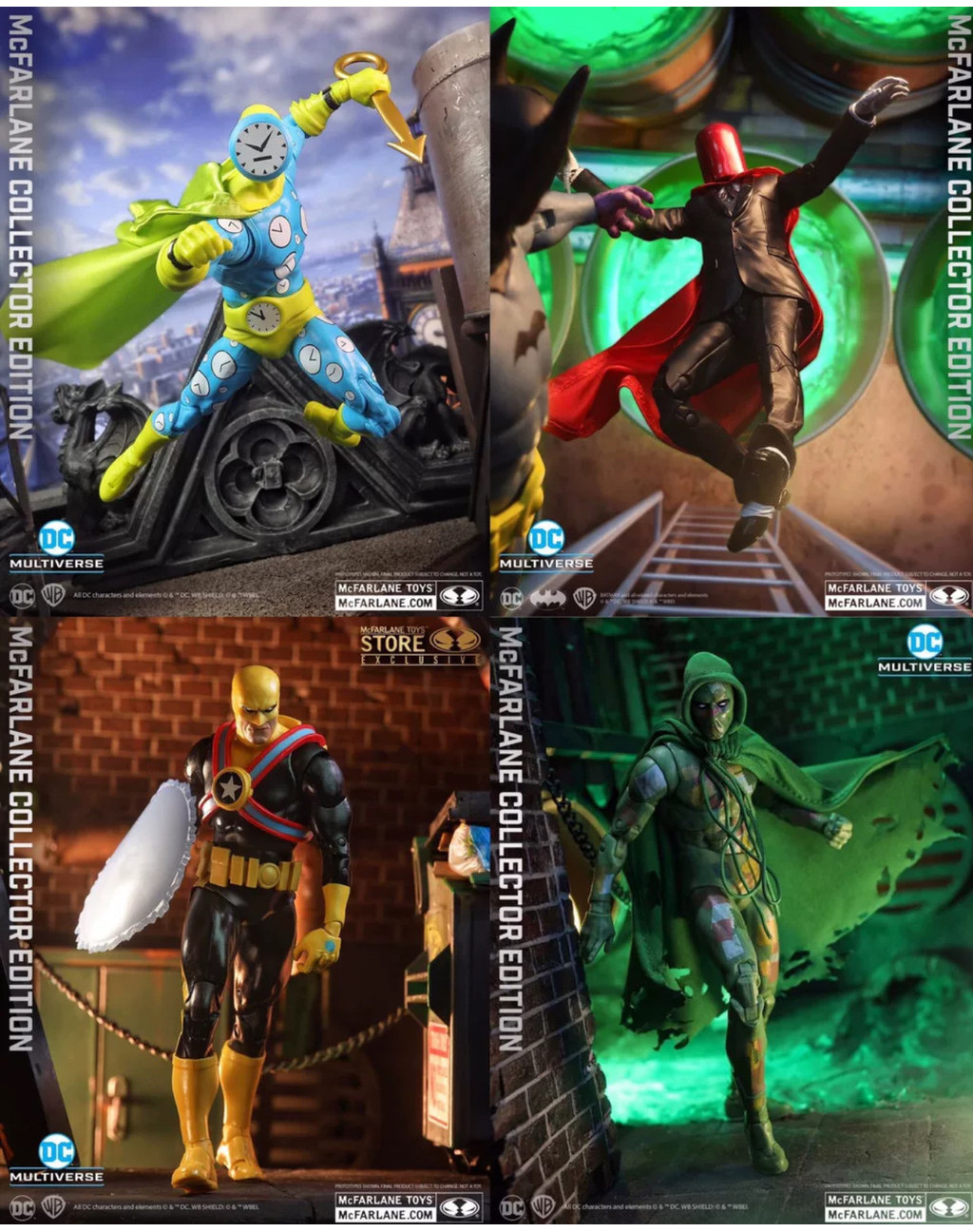 McFarlane DC Collector's Series Agent Liberty Red Hood Clock King ...