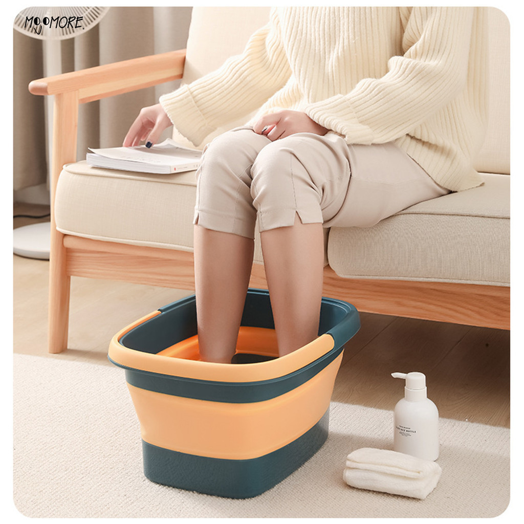 Foldable Collapsible Portable Foot Bucket with Handle Baldi Lipat ...