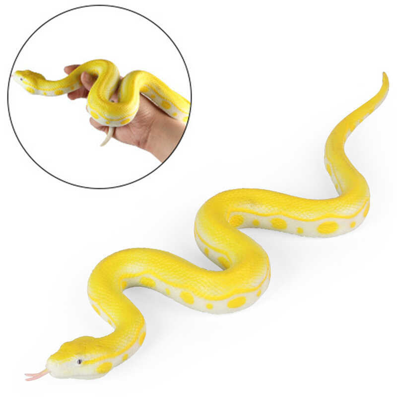 TPR Realistic Snake Toy Action Figure Model For Garden Props To Scare ...